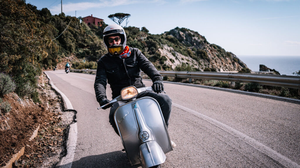 Wie Schnell Fahrt Eine Vespa