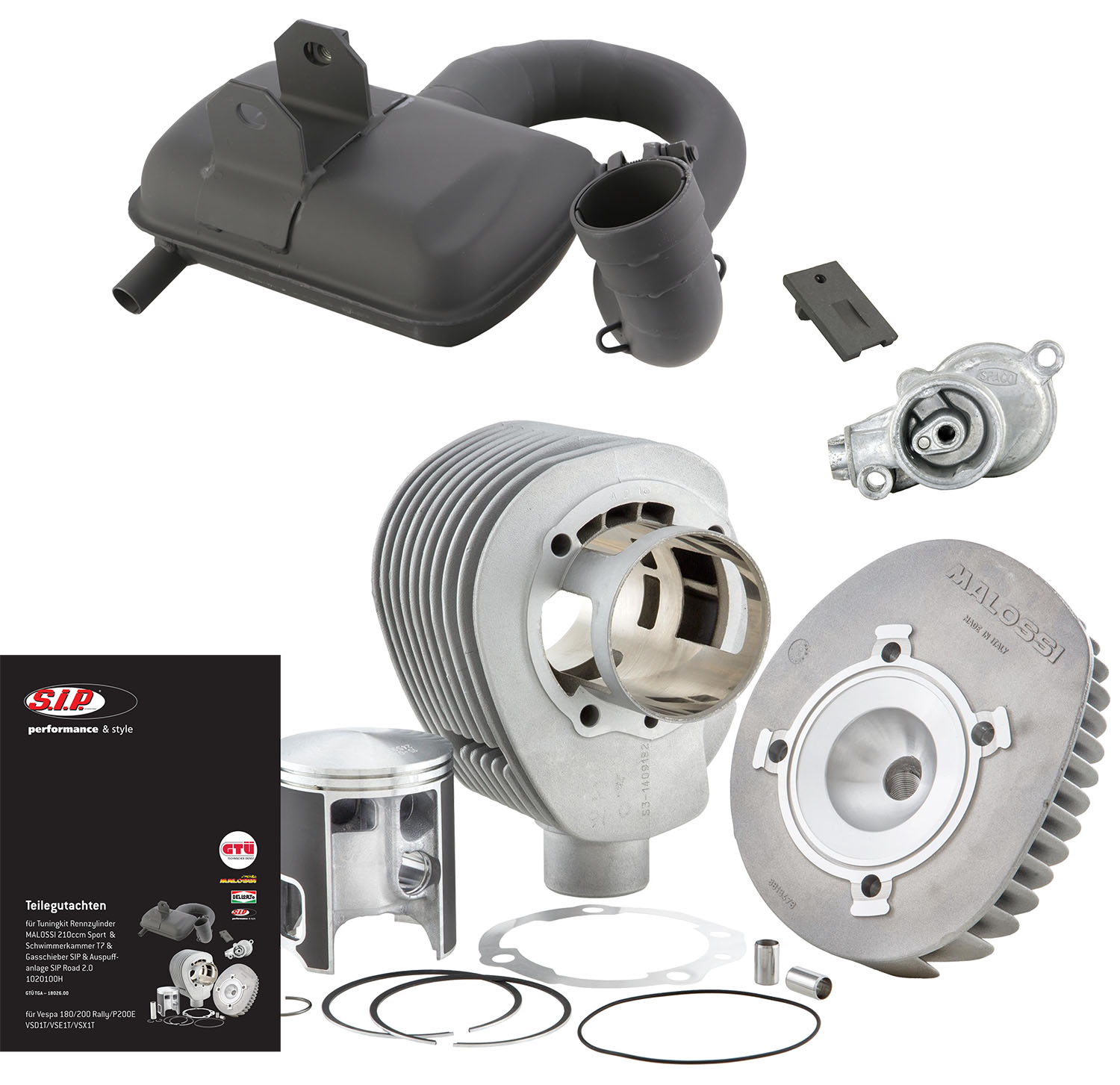Vespa at the highest level: SIP tuning kits with parts certificate ...