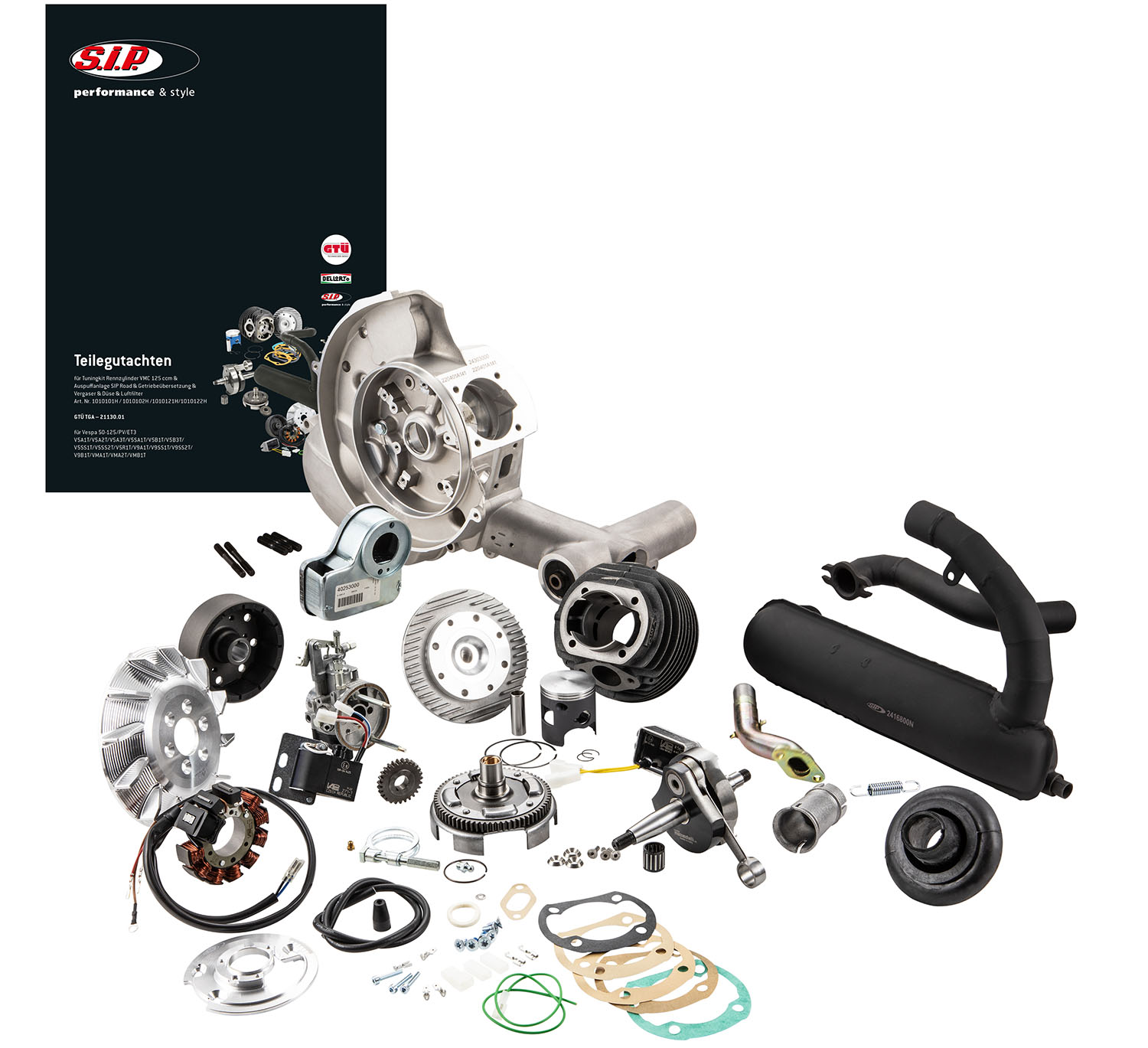 Vespa at the highest level: SIP tuning kits with parts certificate ...