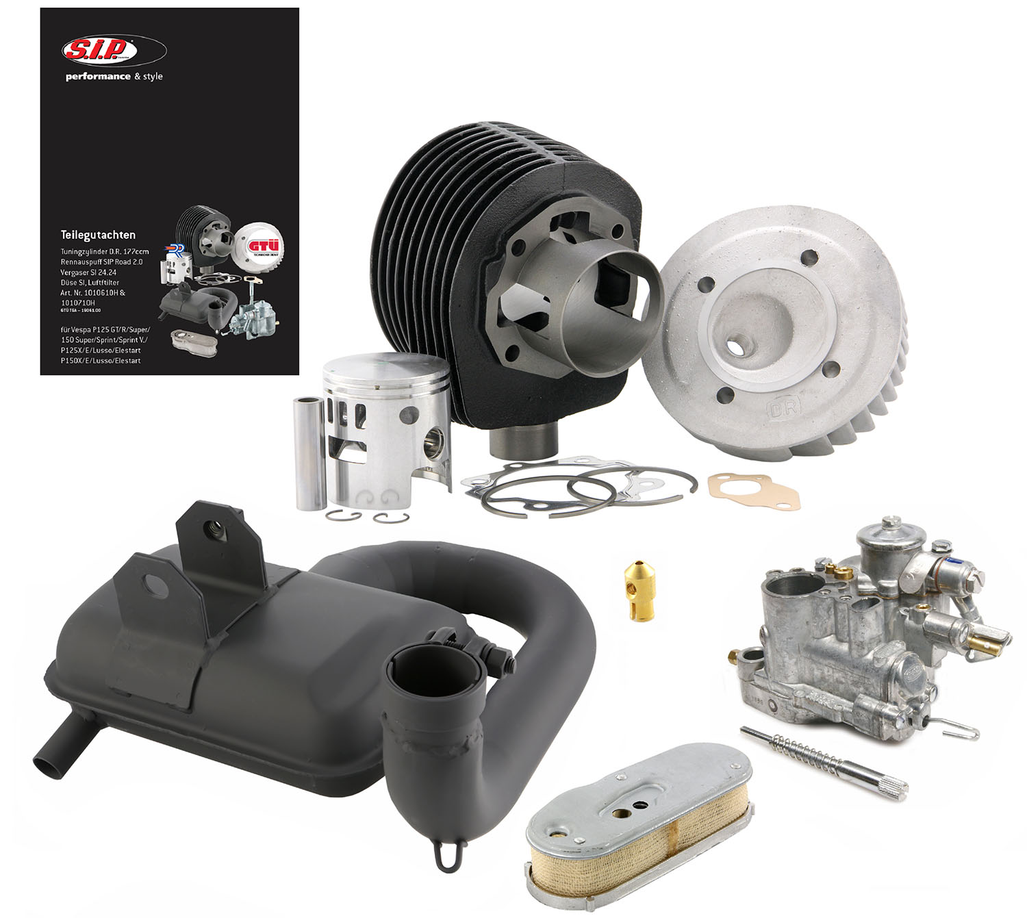 Vespa at the highest level: SIP tuning kits with parts certificate ...